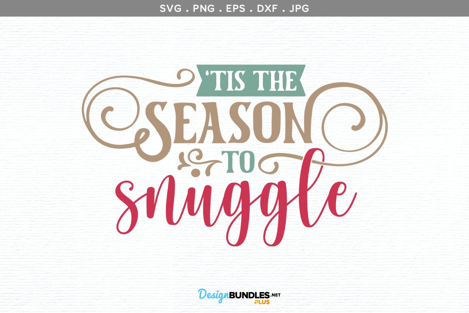 Christmas Snuggle | svg, printable