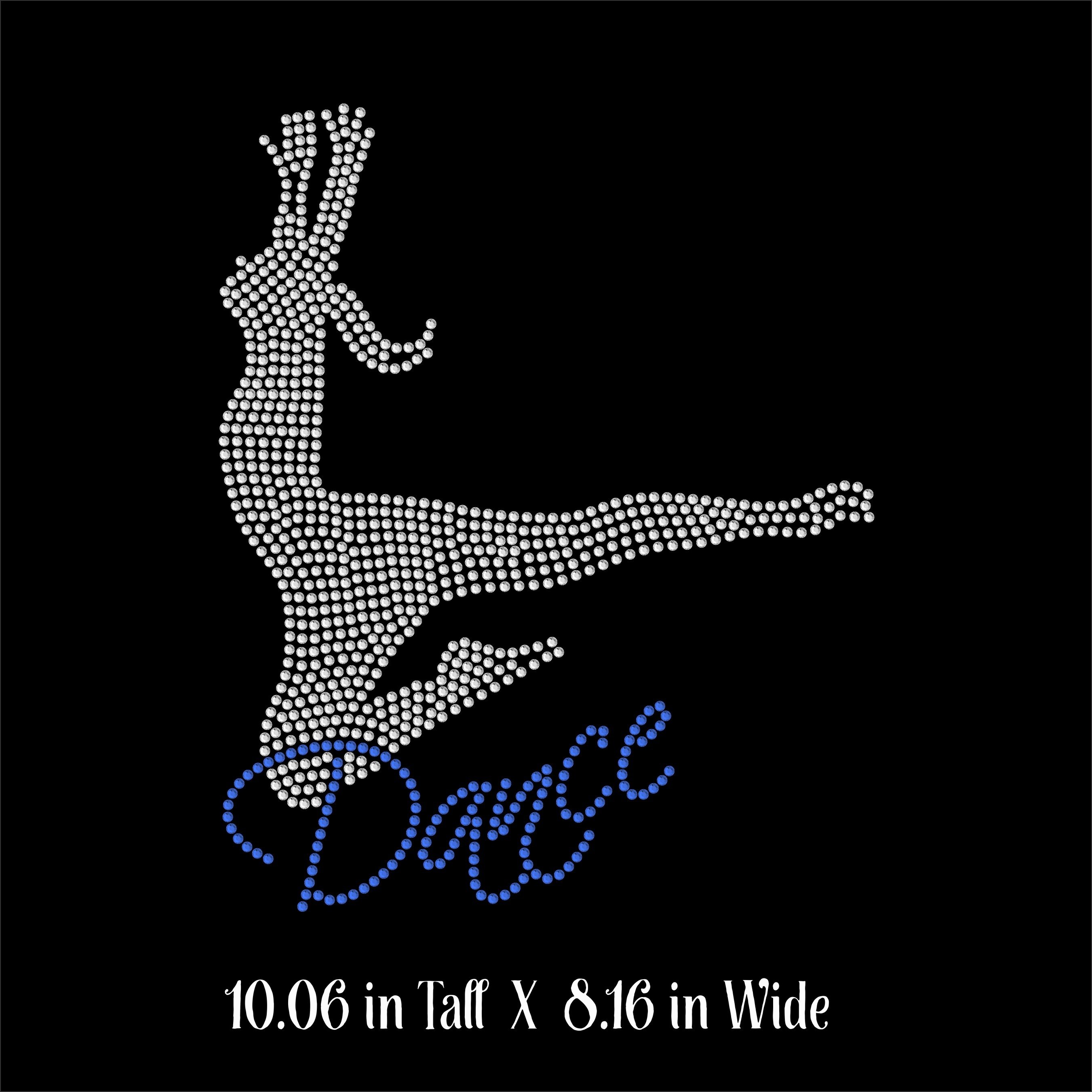 Dance - Dancer Rhinestone Template Digital Download R1 (385739) | Cut ...