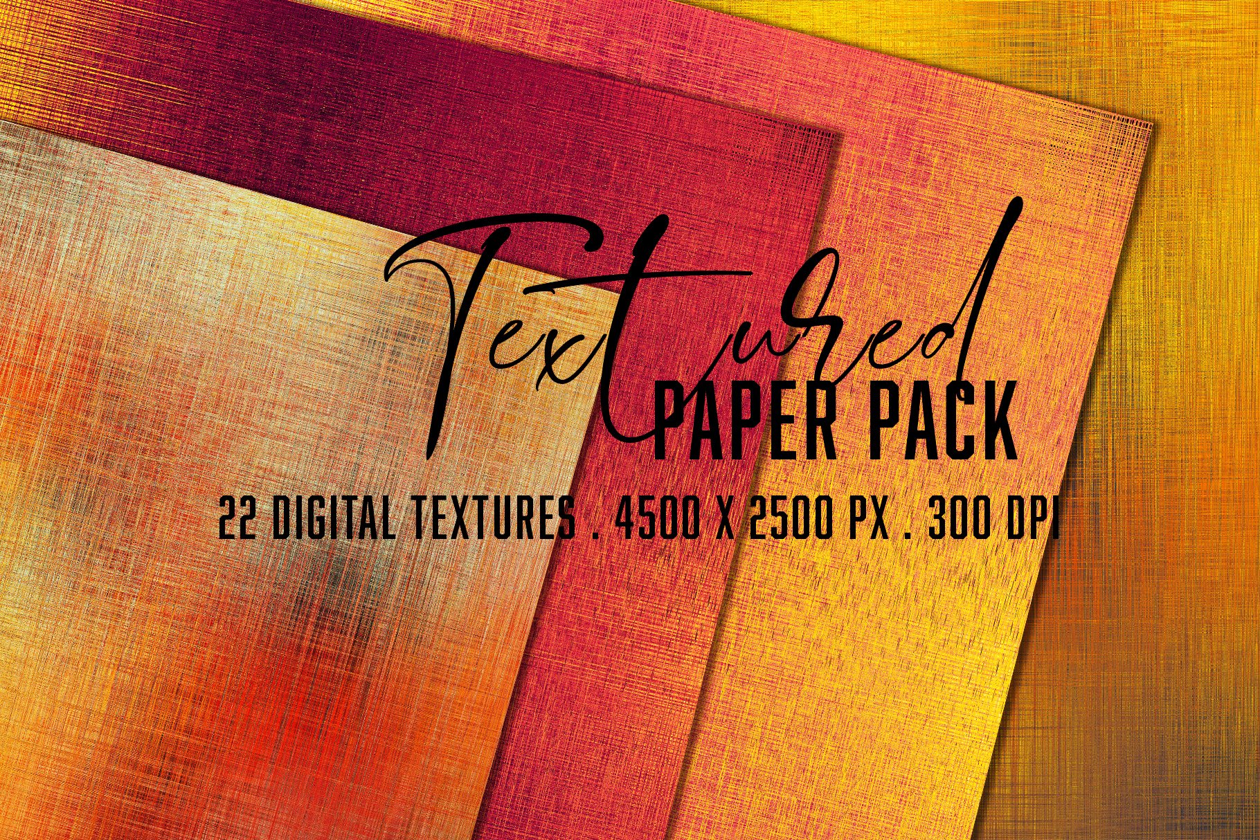 Grunge abstract paper textures. Textured Digital paper pack. (556675 ...