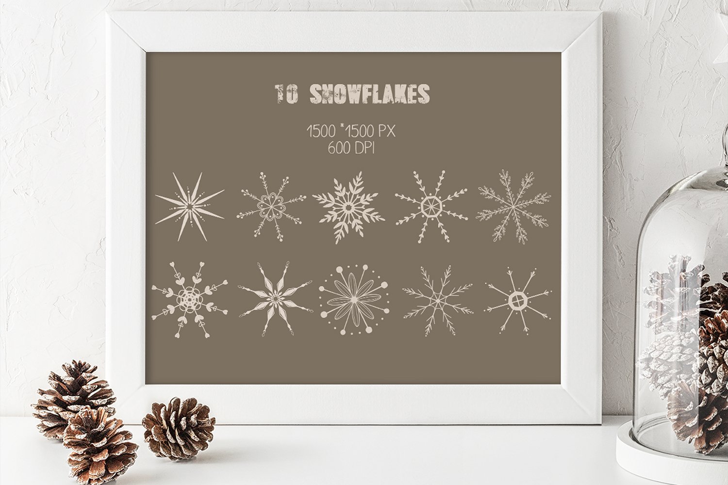 Woodland winter. Christmas set