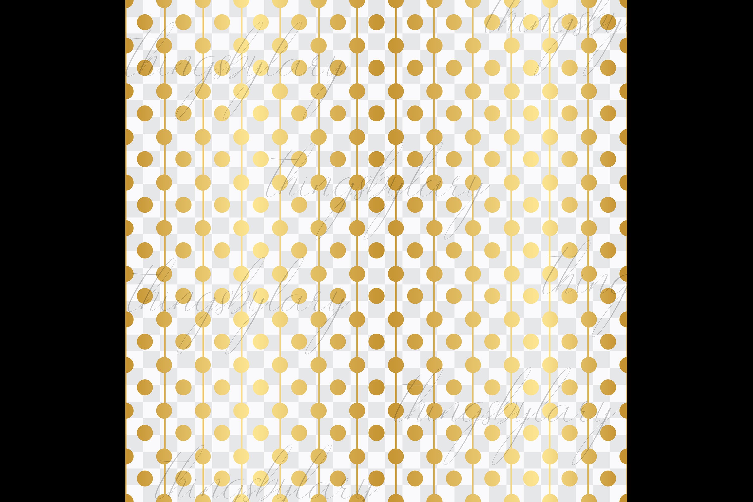16 Seamless Gold Minimalist Dot Overlay Transparent Papers (135151 ...