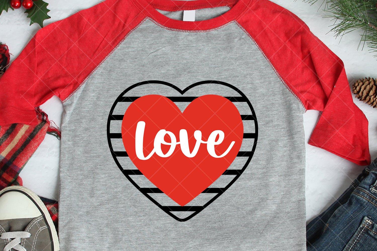 Stripe Heart Svg, Valentine Heart, Funny Valentine Svg, Love (1130426 ...