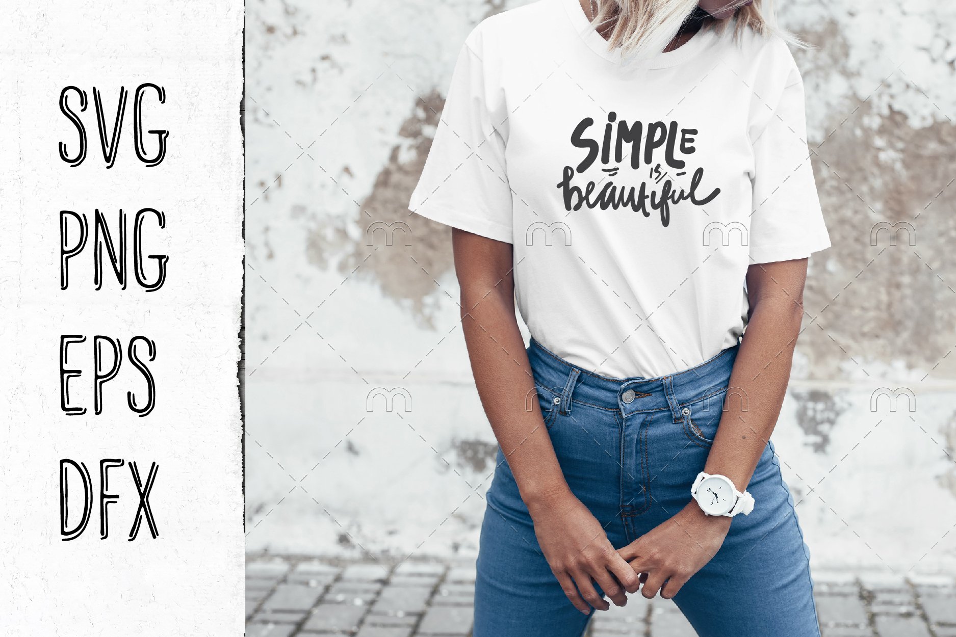 Simple is beautiful. SVG cut file (1307778) | SVGs | Design Bundles