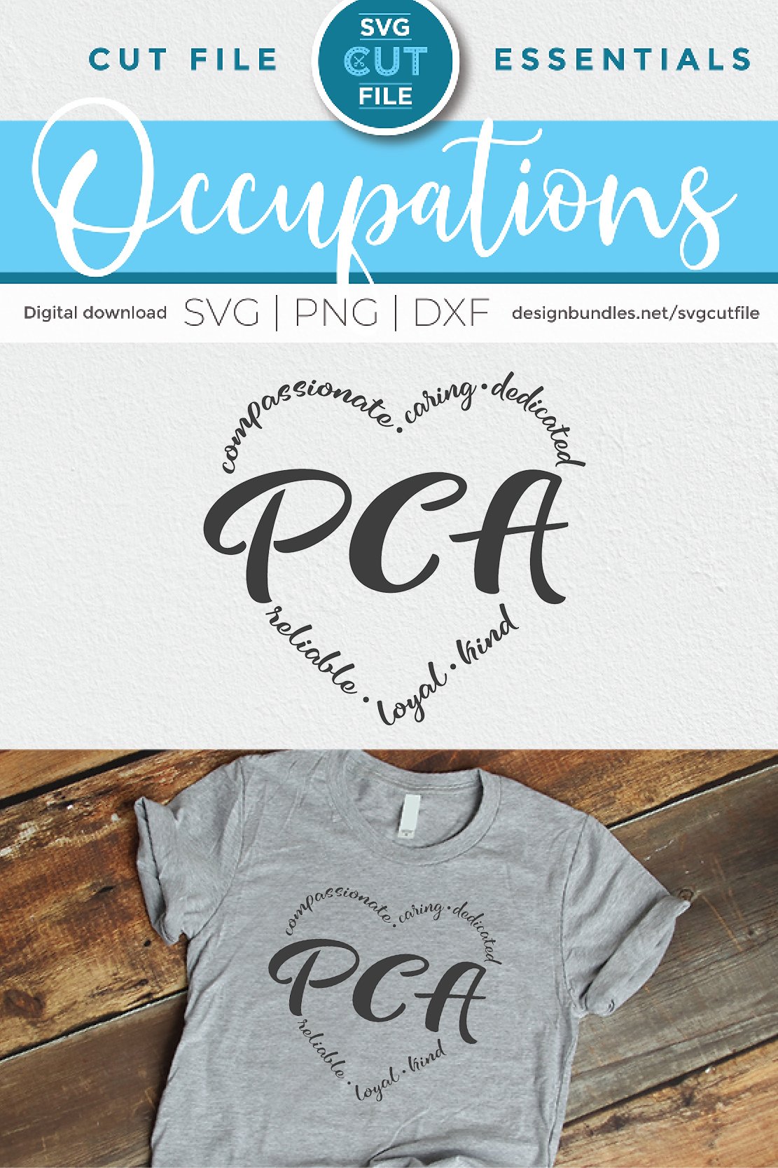 PCA svg, a personal care attendant svg for caregivers (1229730) | Cut ...