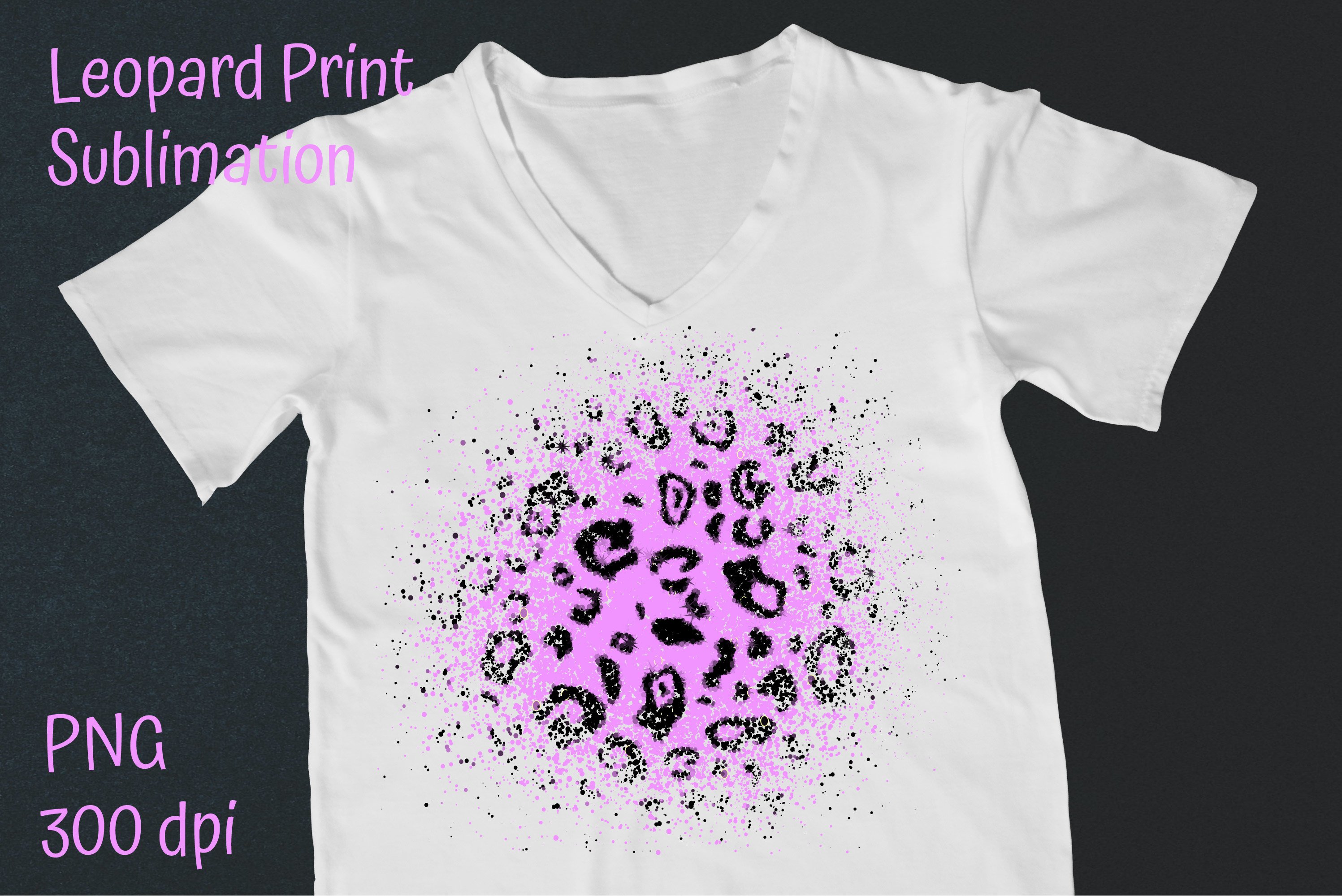 Leopard Print Sublimation. Bleach effect PNG (1078286) | Sublimation ...