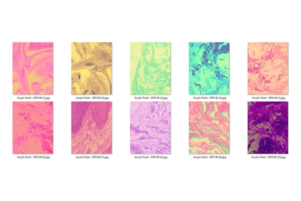 Liquid Ink Textures - Acrylic Pouring - Warm Colors (575169) | Textures ...