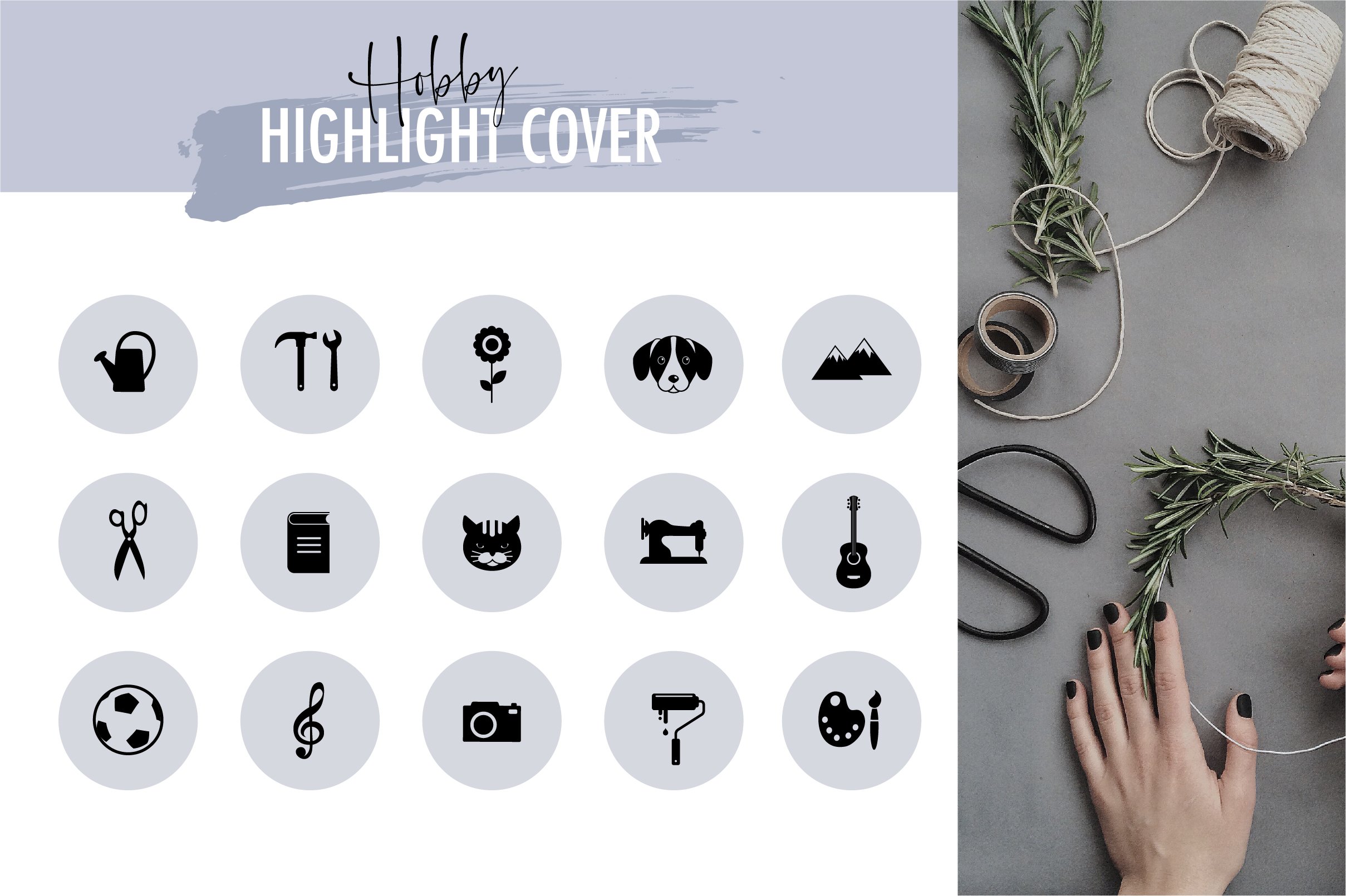 Highlight Covers for Instagram (216515) | Icons | Design Bundles
