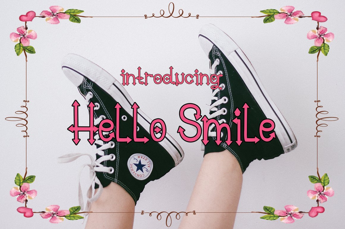 Hello Smile (42322) | Handwritten | Font Bundles
