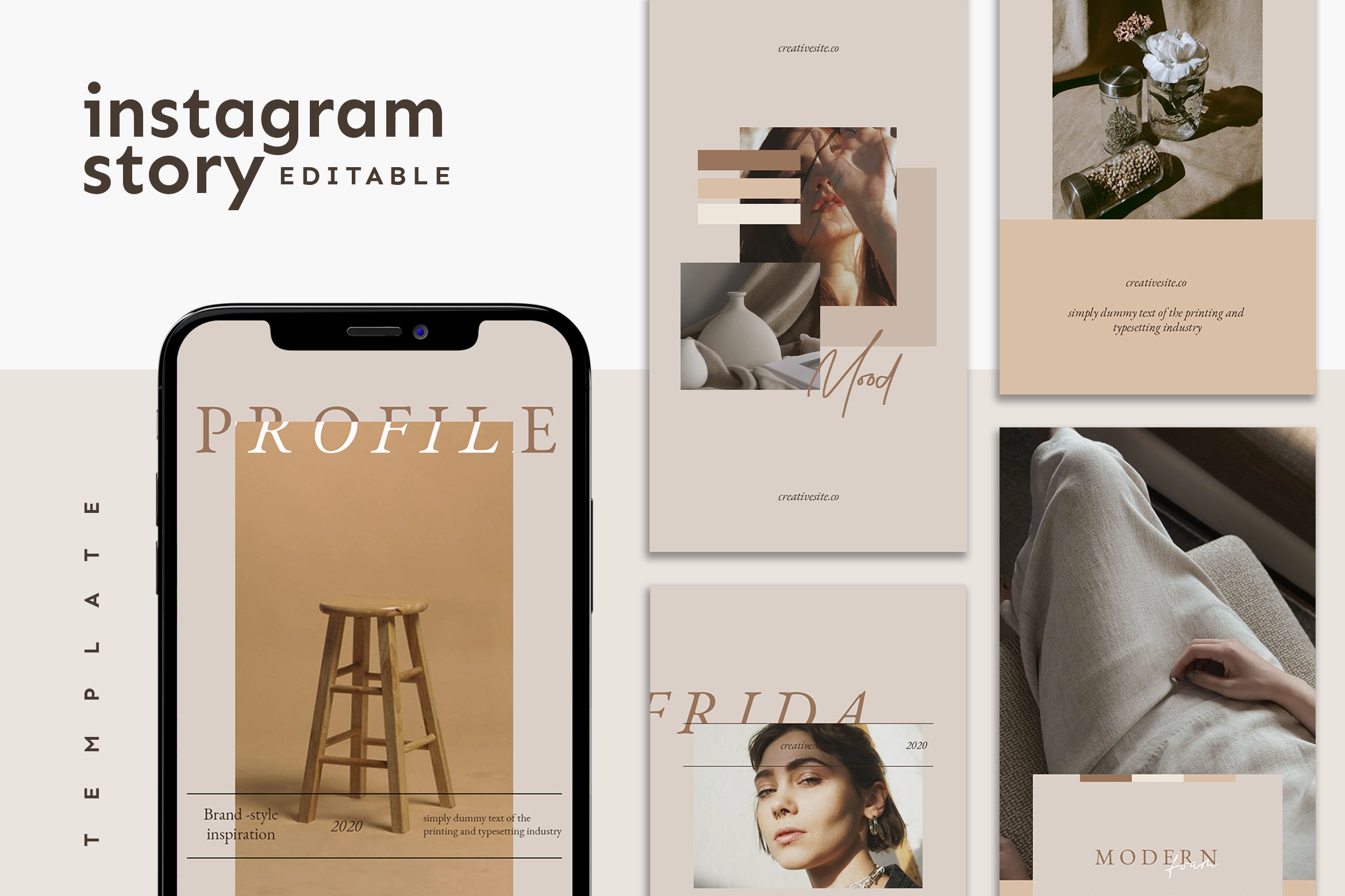 Instagram Story Template (557822) | Instagram | Design Bundles