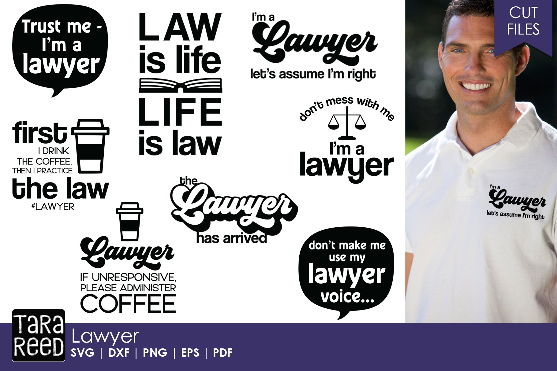 Lawyer SVG and Cut Files for Crafters (284389) | Cut Files | Design Bundles