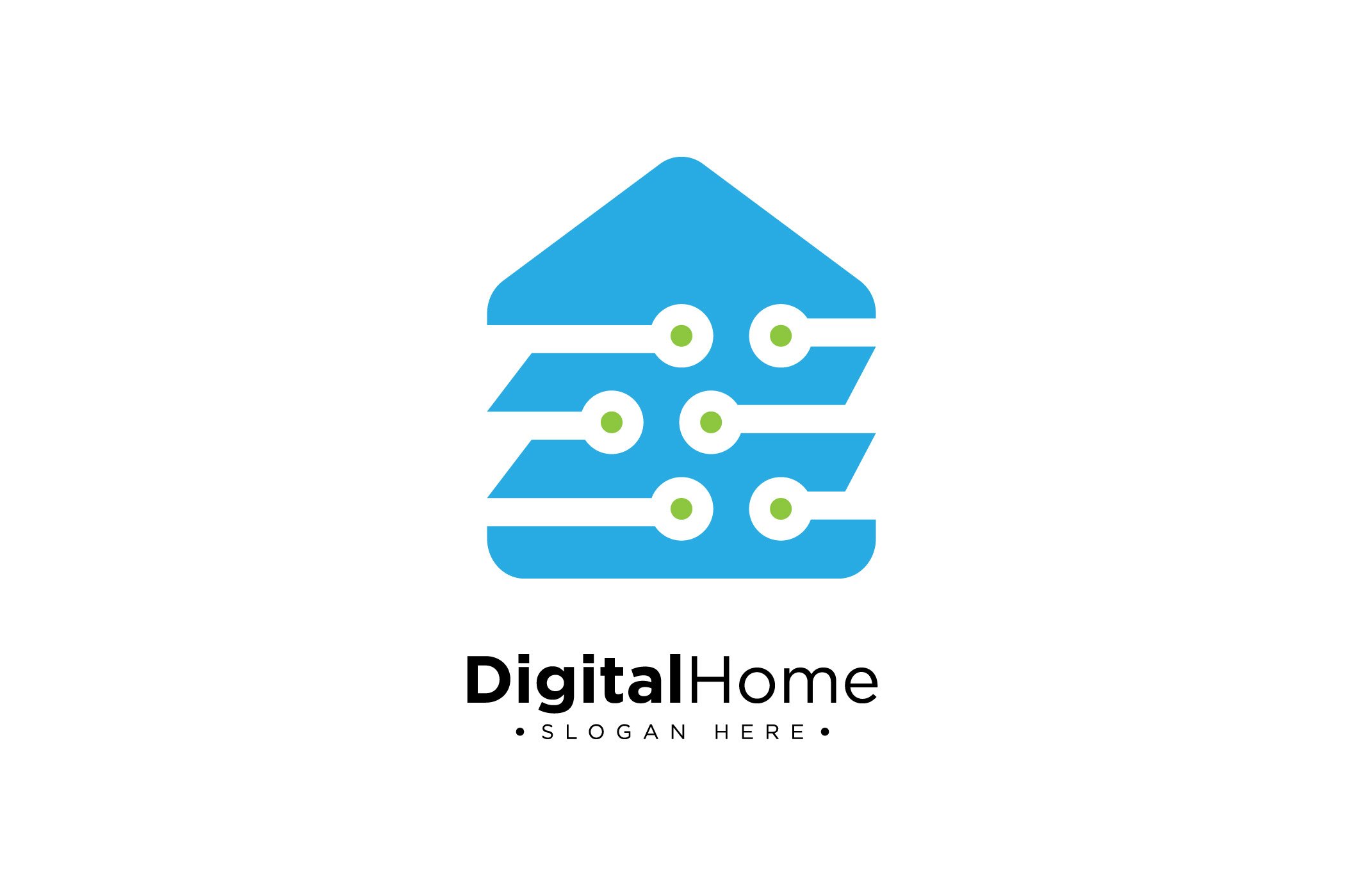 Smart Home Logo (802931) | Logos | Design Bundles