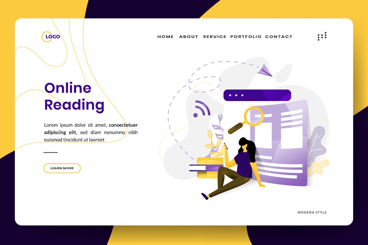 E-Learning Education vol 2 (521958) | Illustrations | Design Bundles