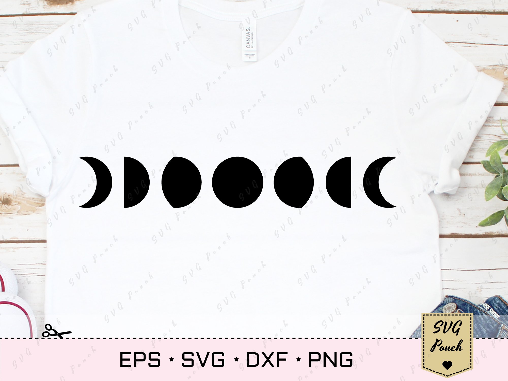 Moon Phases SVG (719386) | Cut Files | Design Bundles