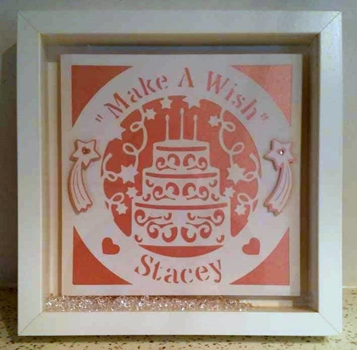 Happy Birthday Cake Frame SVG (18949) | SVGs | Design Bundles