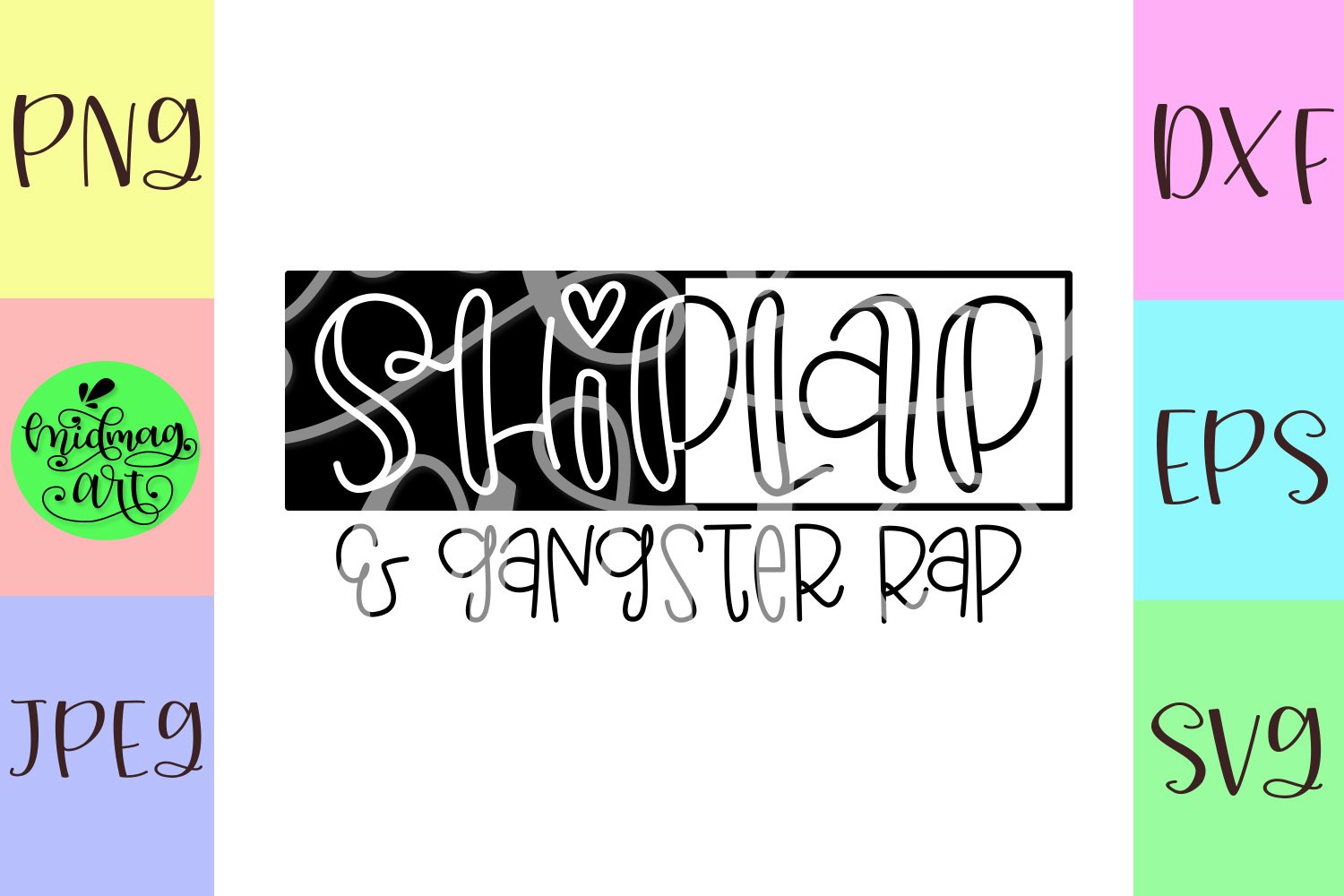 Shiplap and gangster rap svg (350629) | SVGs | Design Bundles