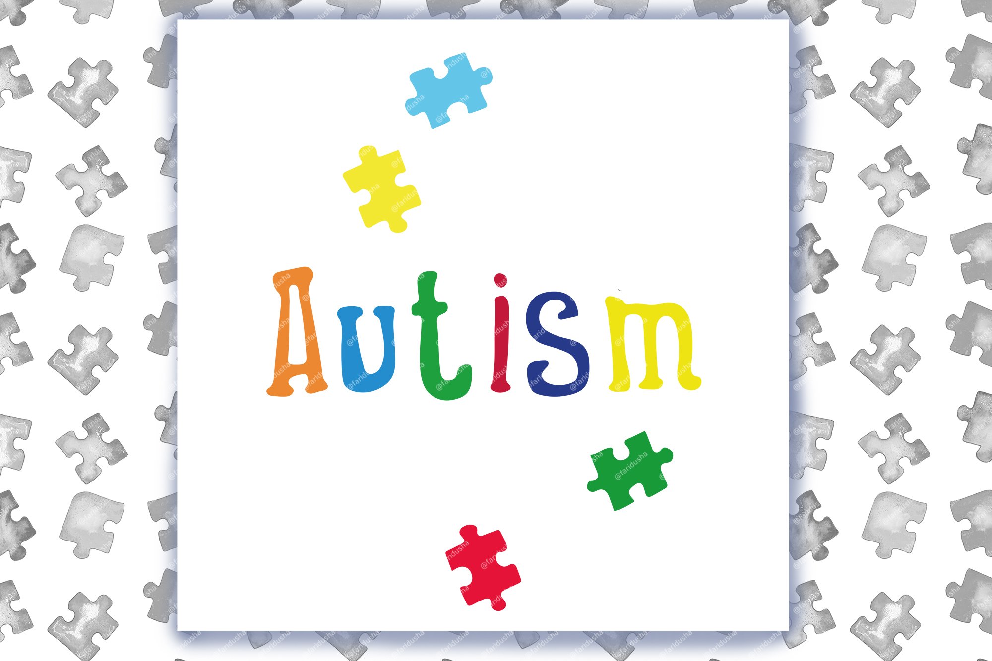 Autism awareness (973169) | Illustrations | Design Bundles