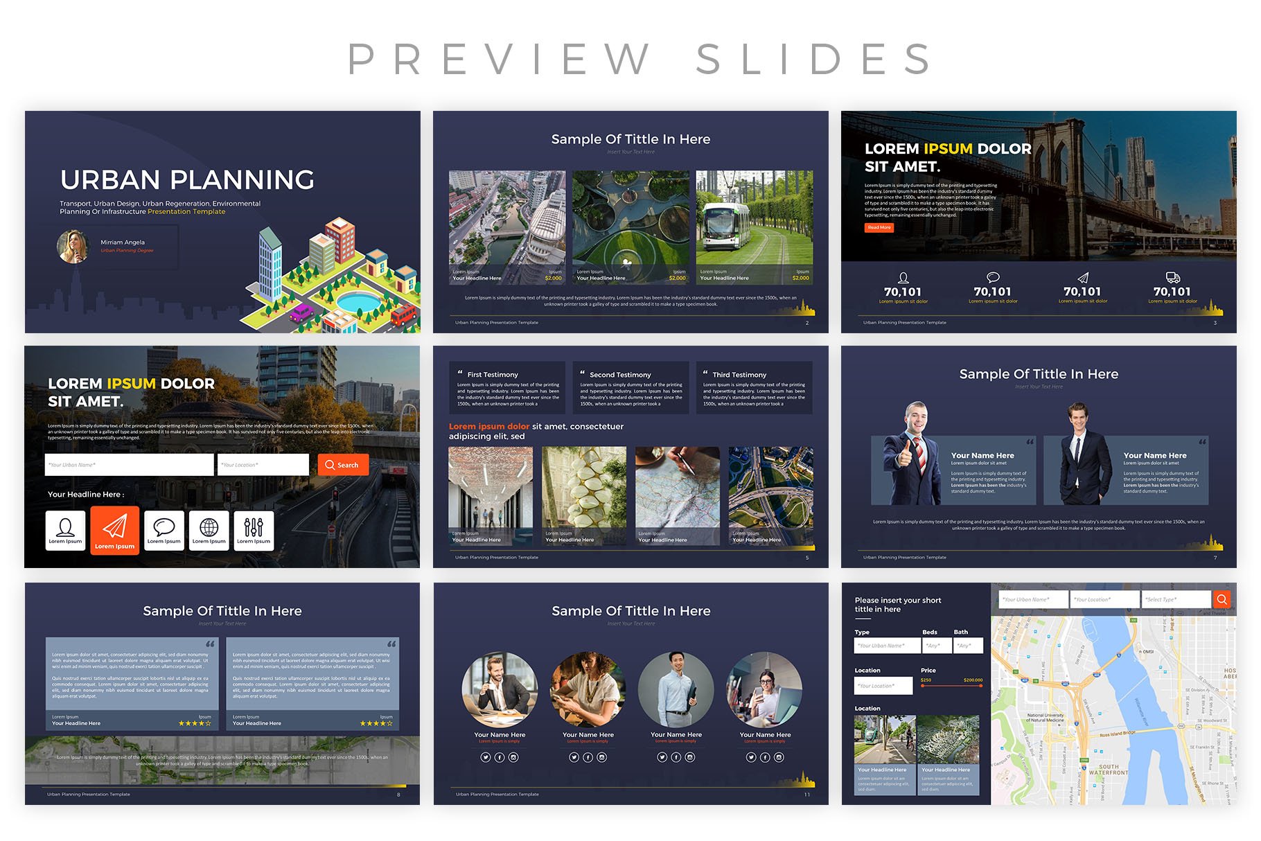 Urban Planning Presentation Template (128014) | Presentation Templates ...