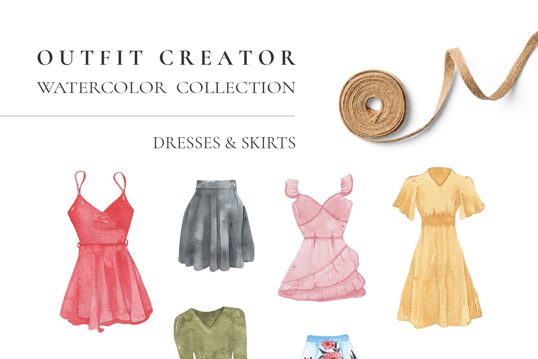 Outfit Creator - fashion clothes (406512) | Illustrations | Design Bundles