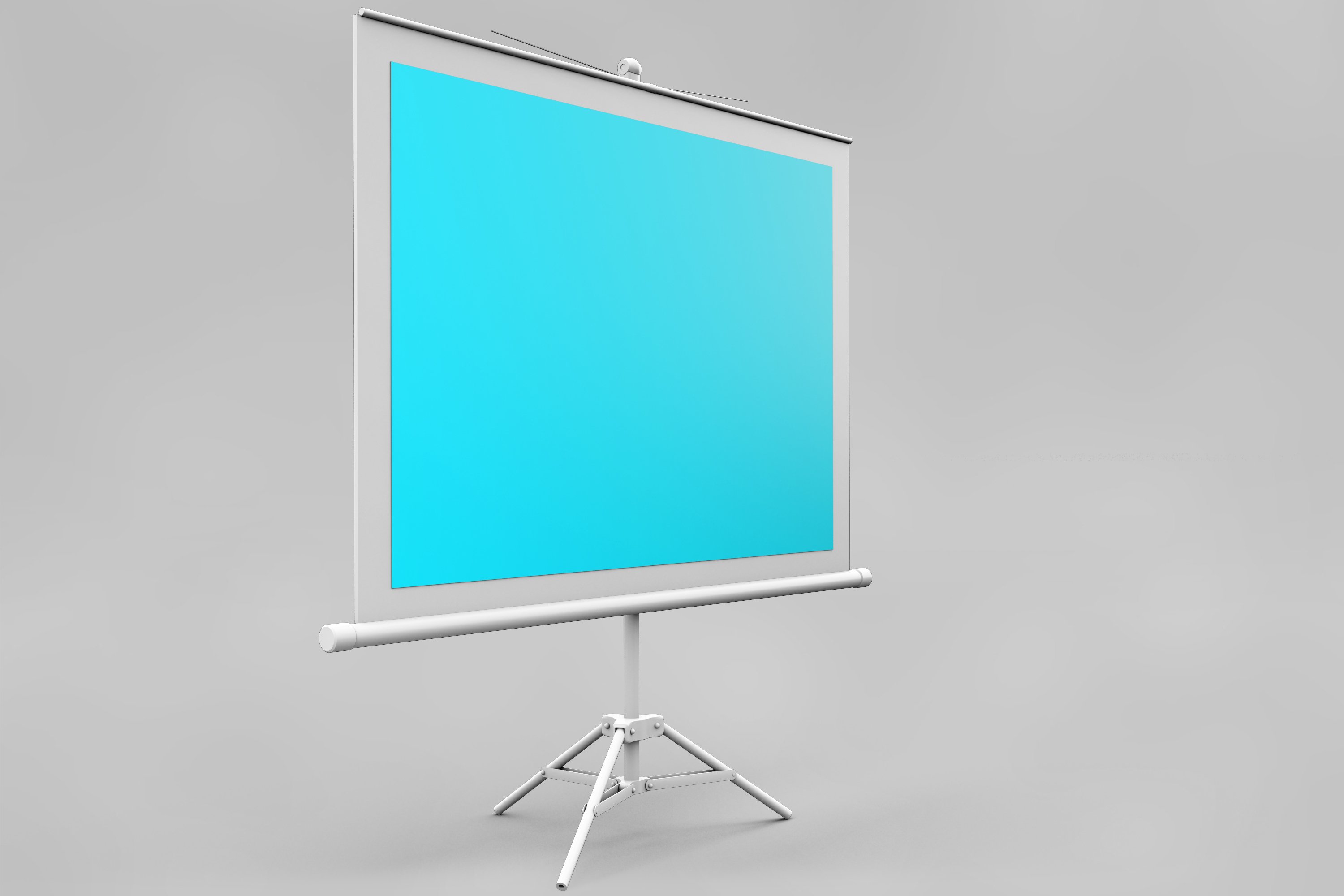 Projector Screen MockUp (40926) | Mockups | Design Bundles