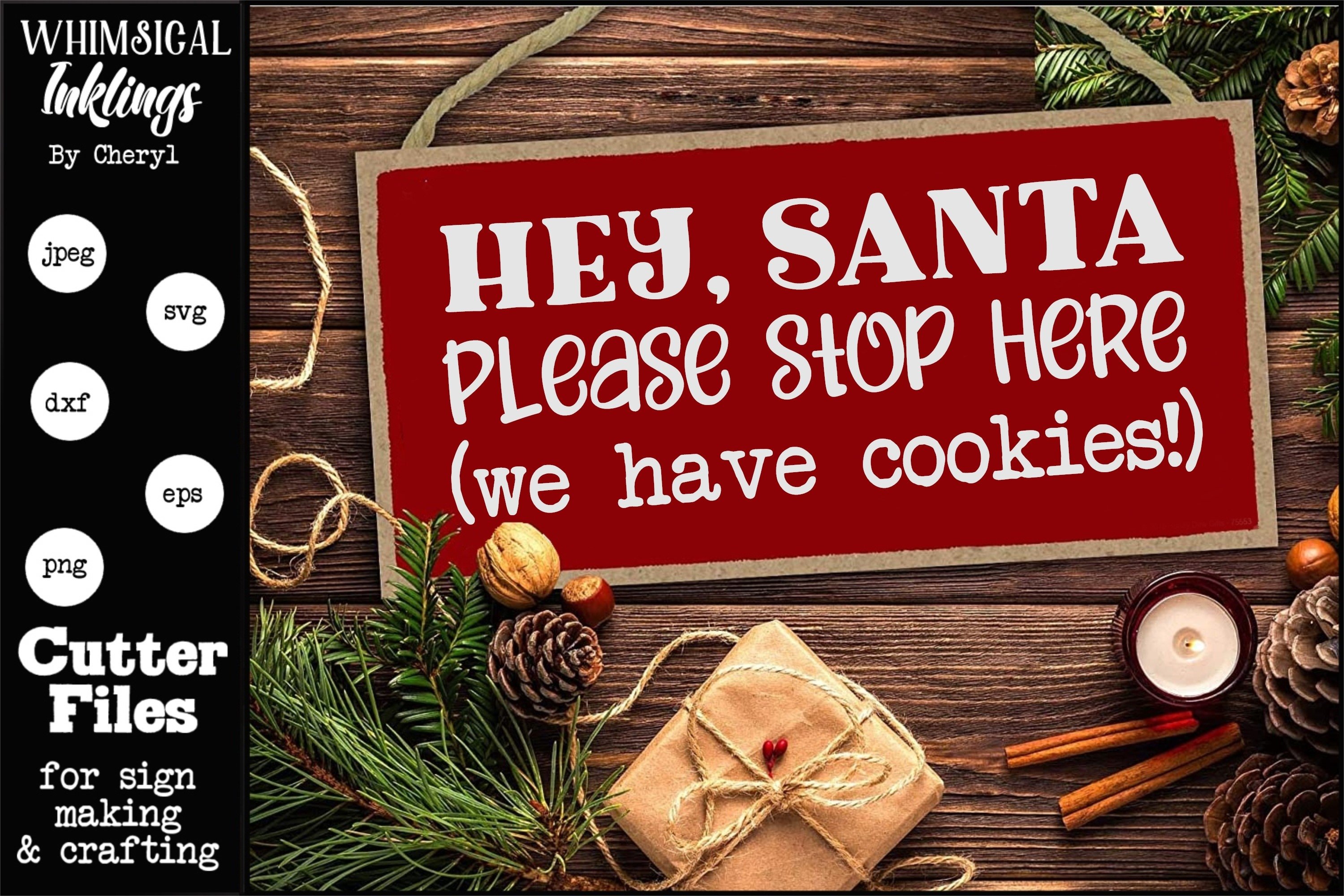 Hey Santa SVG (555503) | Cut Files | Design Bundles