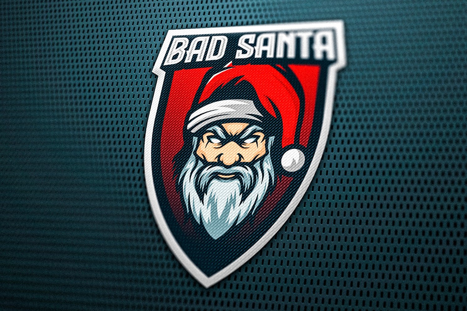 Bad Santa Mascot Vector Template (1080664) | Logos | Design Bundles