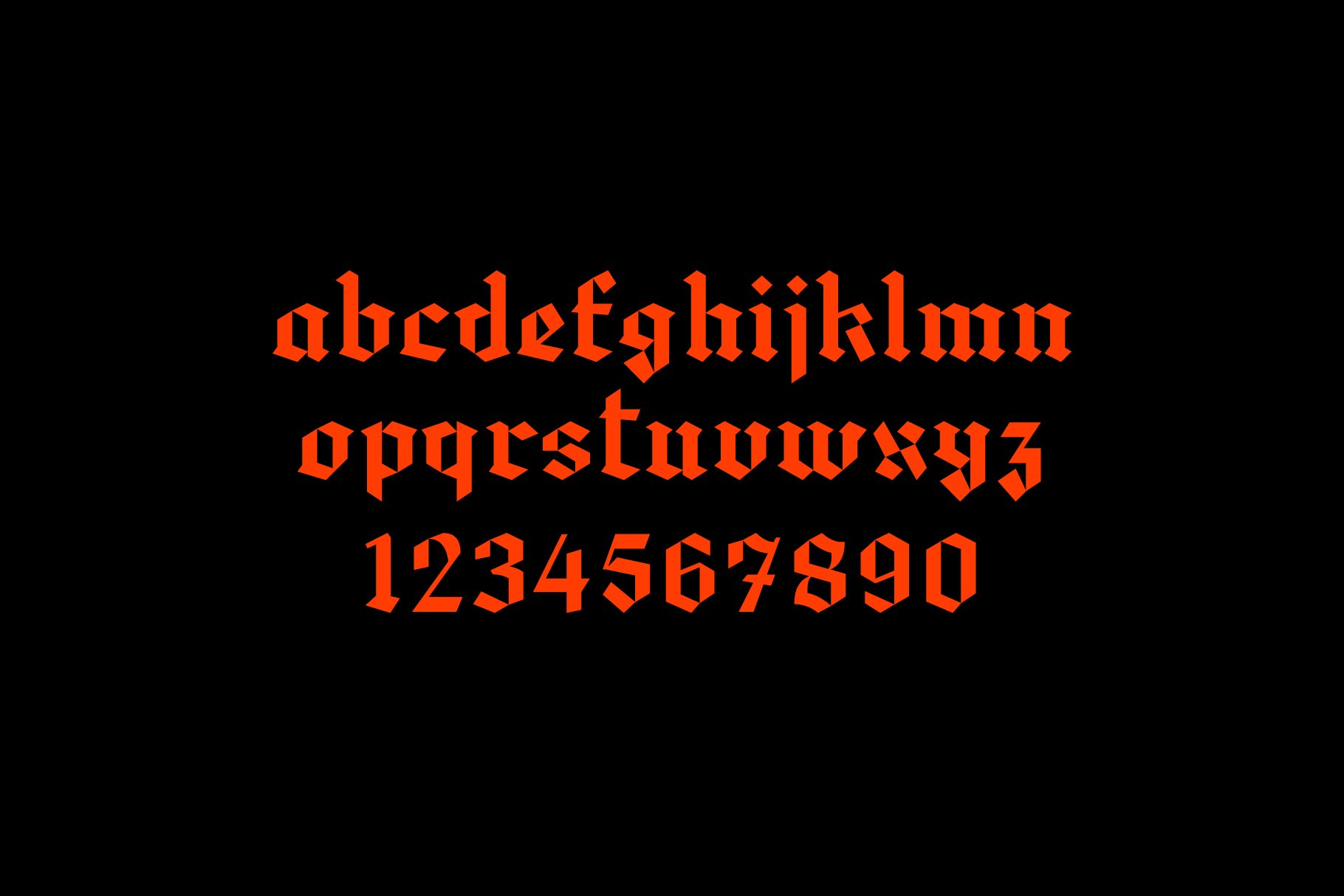 Spoke - Blackletter Typeface (815809) | Blackletter | Font Bundles