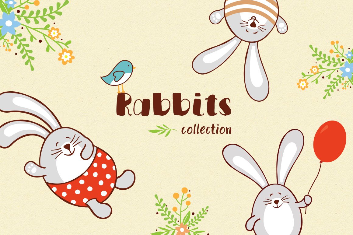Lovely Rabbits Collection (25084)