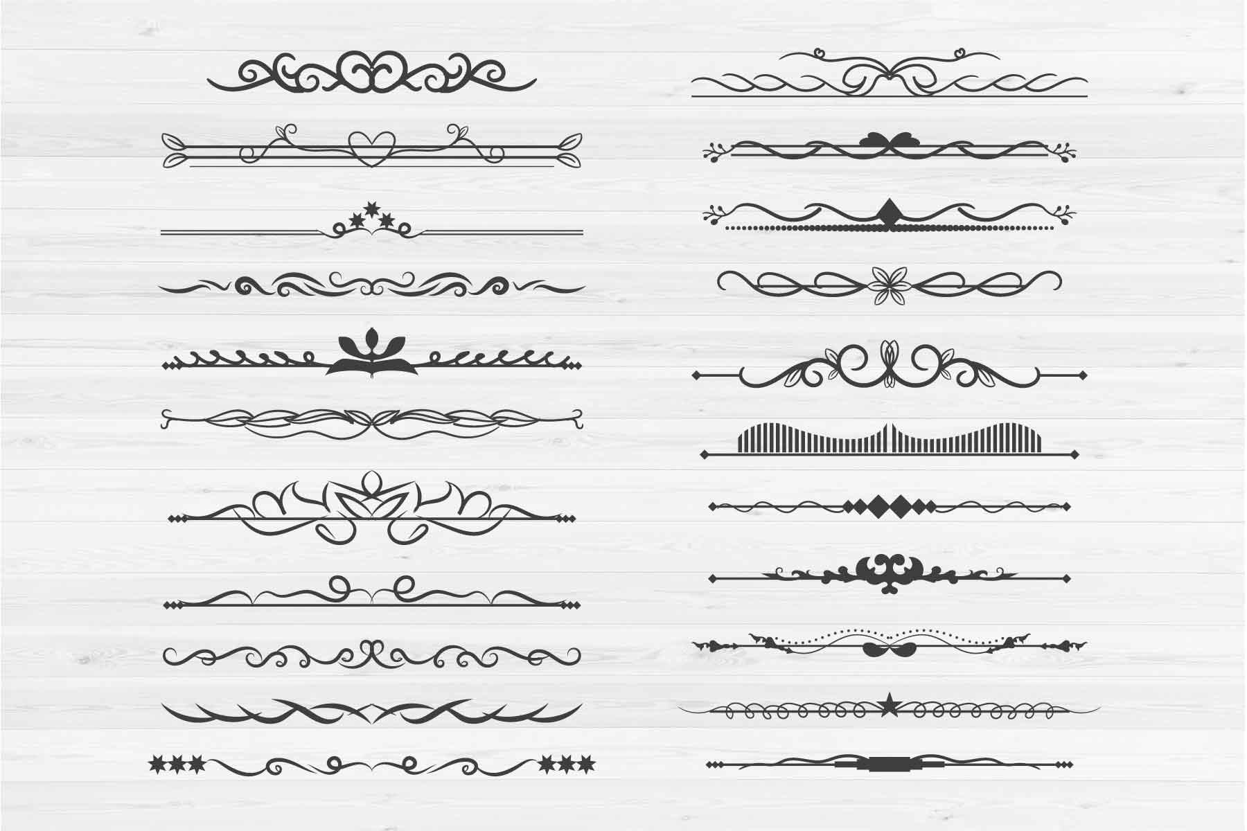 Dividers Collection, 24 text separator (292908) | Decorations | Design ...