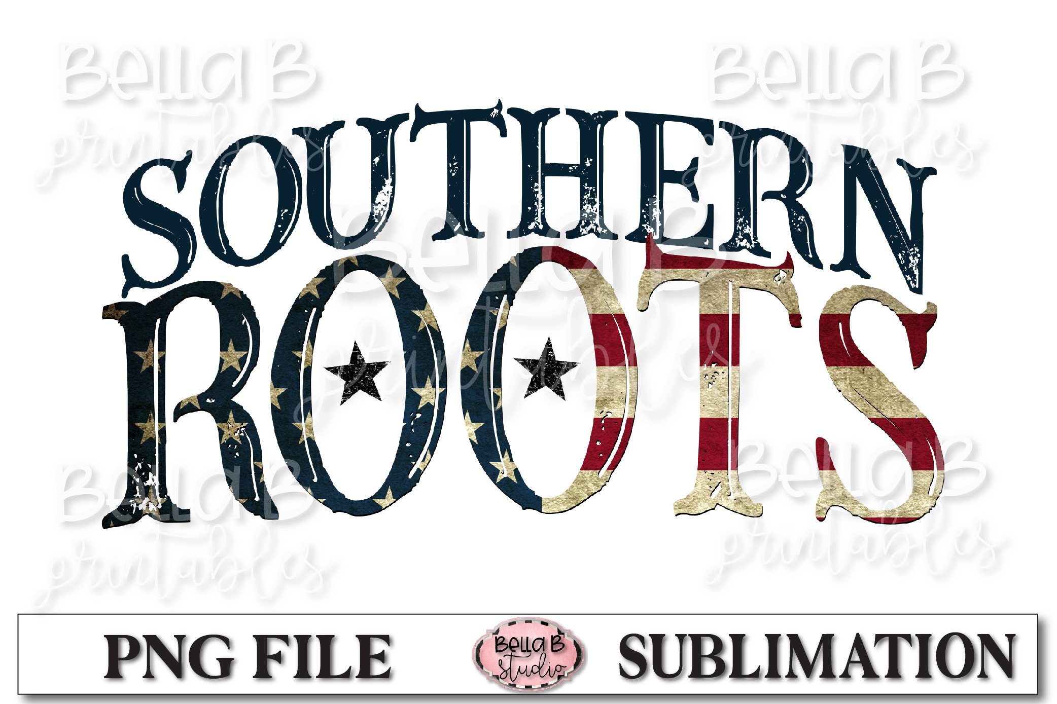Southern Roots Sublimation Design (681605) | Sublimation | Design Bundles