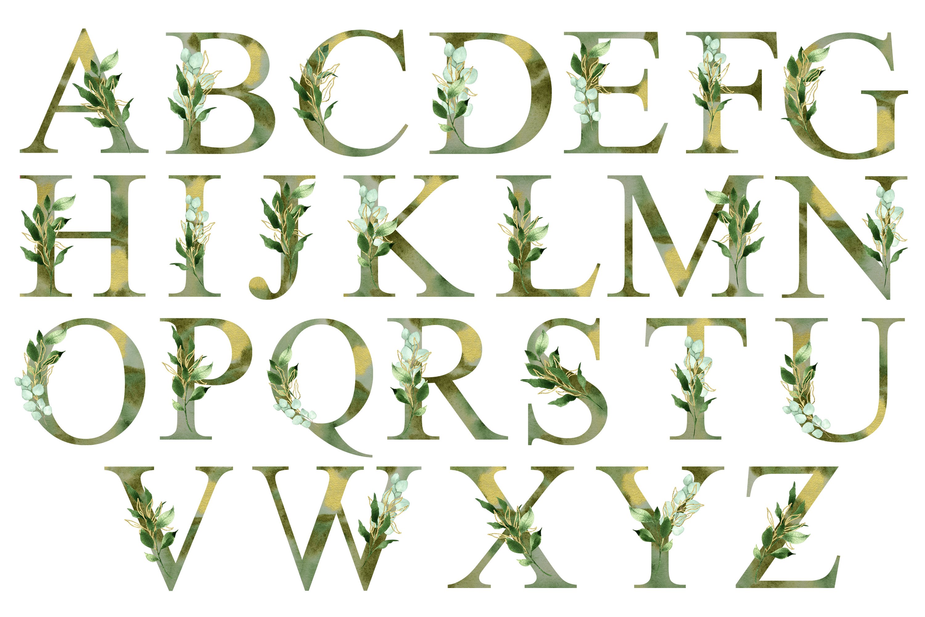 Green Lettering