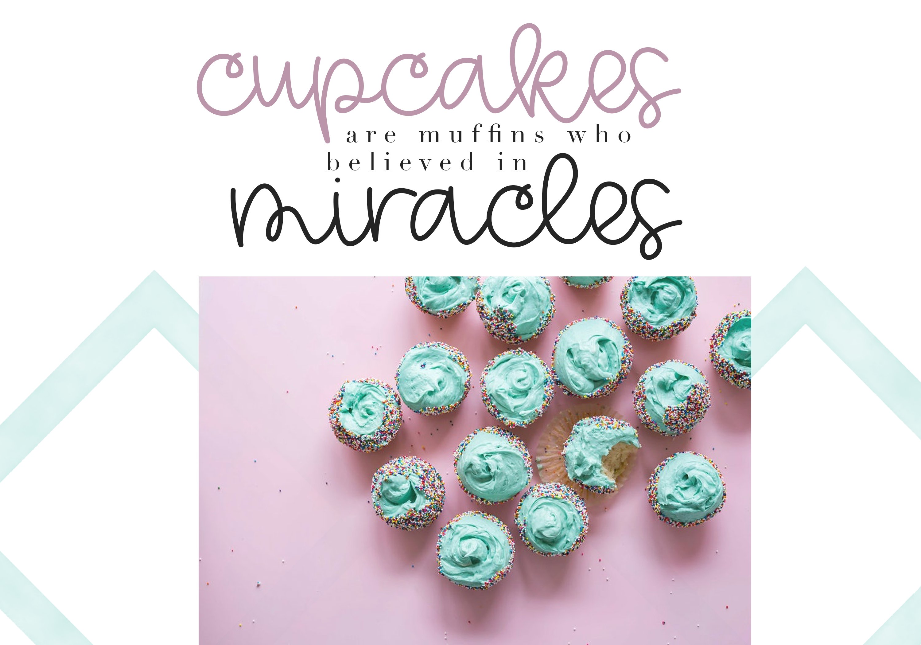 Vanilla Cupcake - A Handwritten Script Font (79999) | Script | Font Bundles