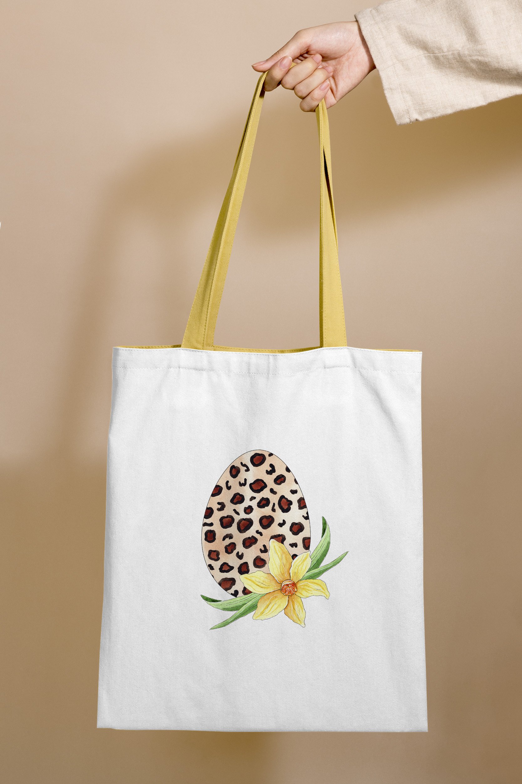 Easter Sublimation Png, Watercolor Leopard Easter Egg Design (1200005 ...