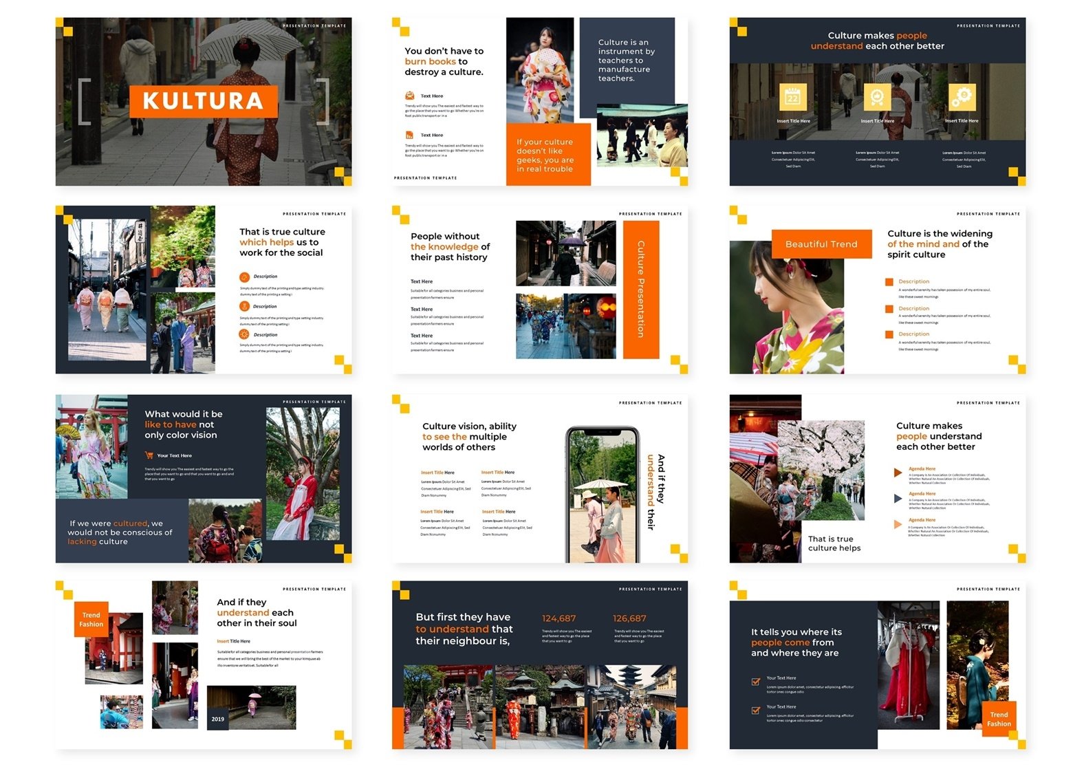Kultura - Powerpoint Template (339783) | Presentation Templates ...