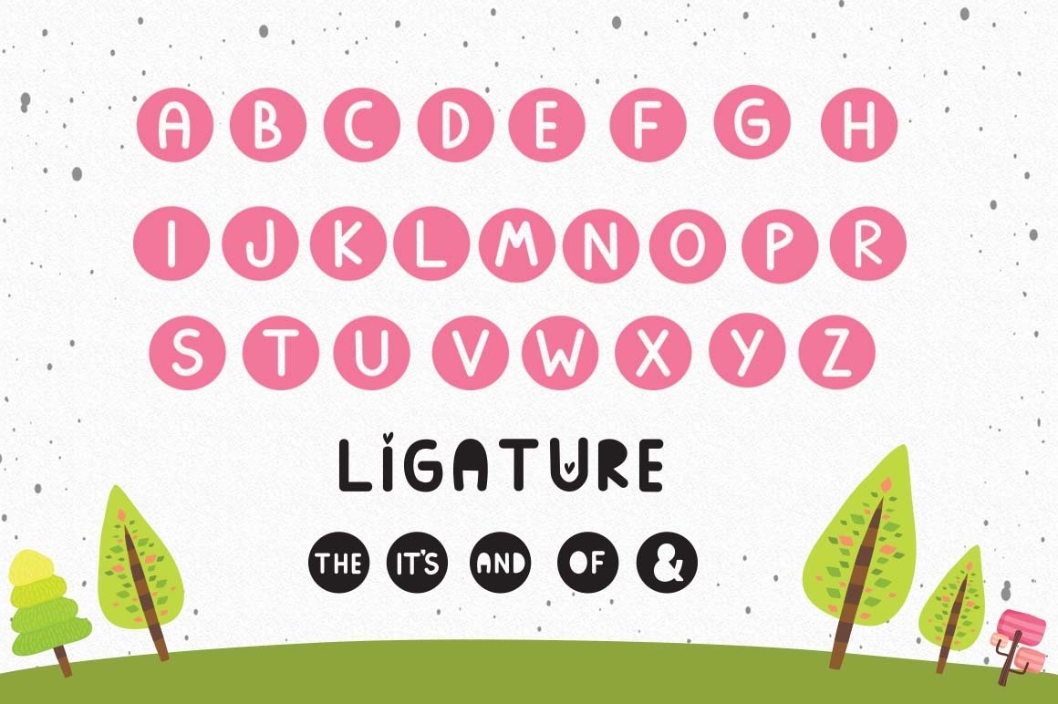 Lucy kids blocks font, A duo with hearts and blocks (158439) | Display ...