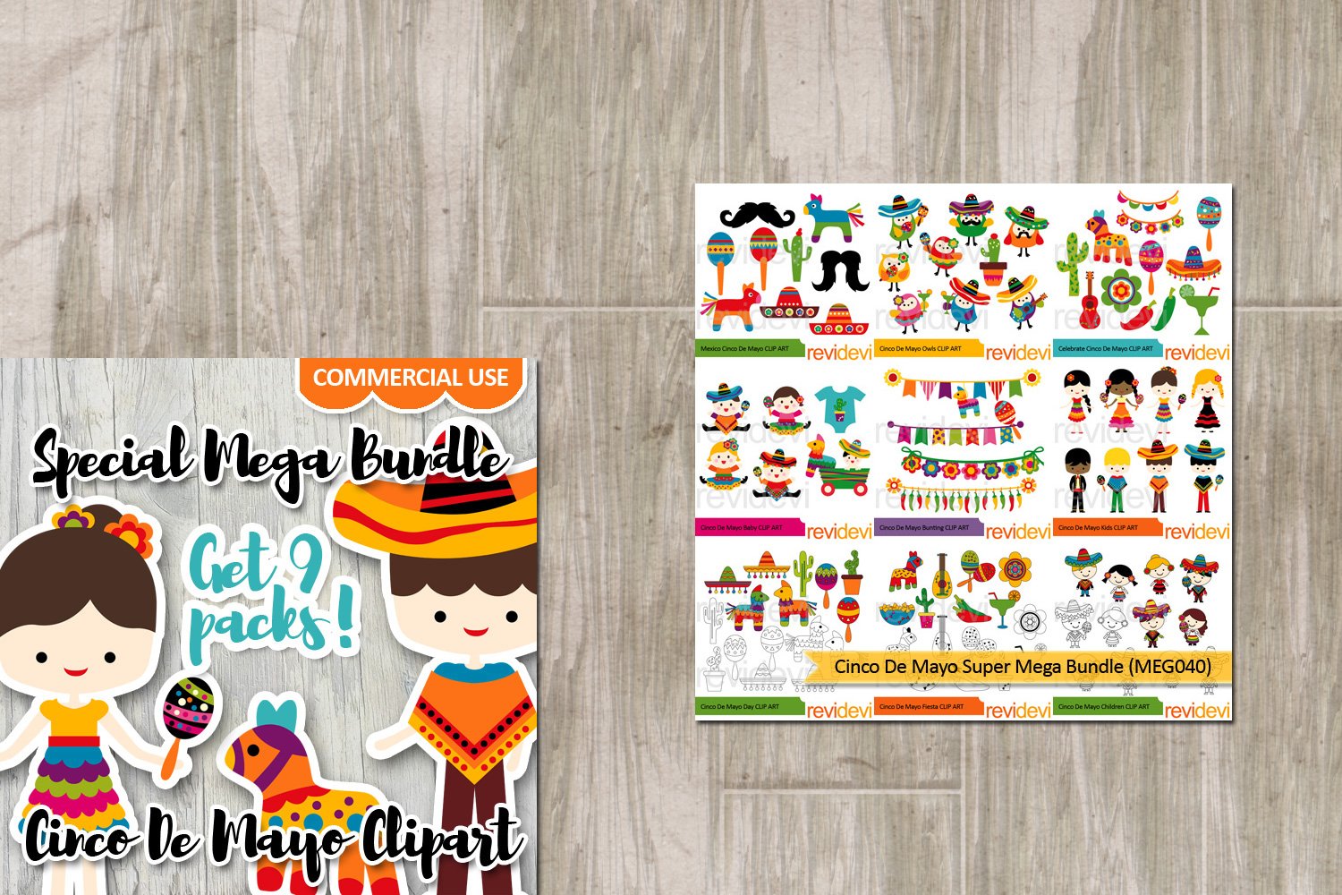 Cinco De Mayo Mexican graphics Big Bundle (73998) | Illustrations ...
