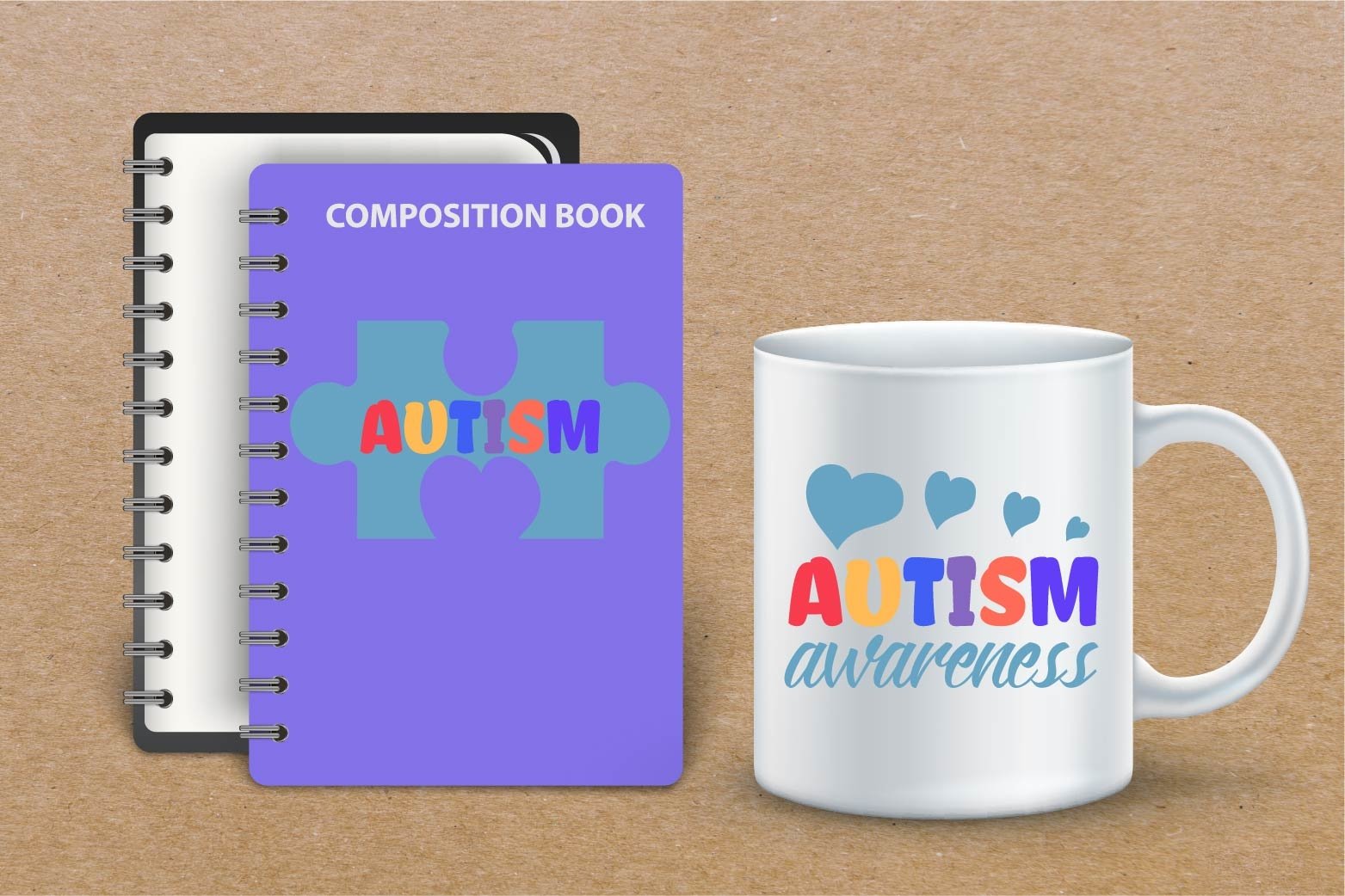Collection Autism Awareness design kit (939190) | Illustrations ...