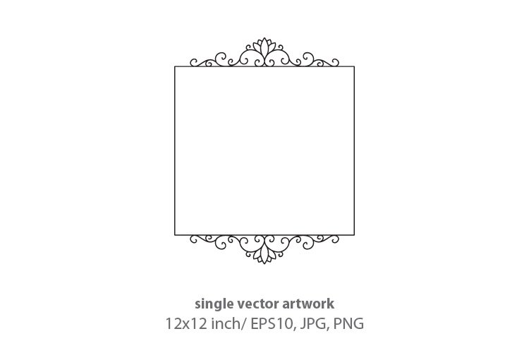 Scroll Frame (723166) | Illustrations | Design Bundles