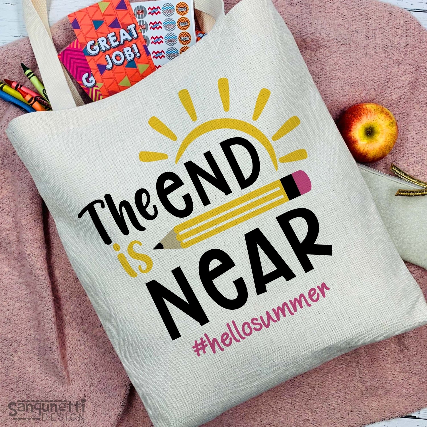 The end is near school SVG, summer cutting file (256327) | Cut Files ...