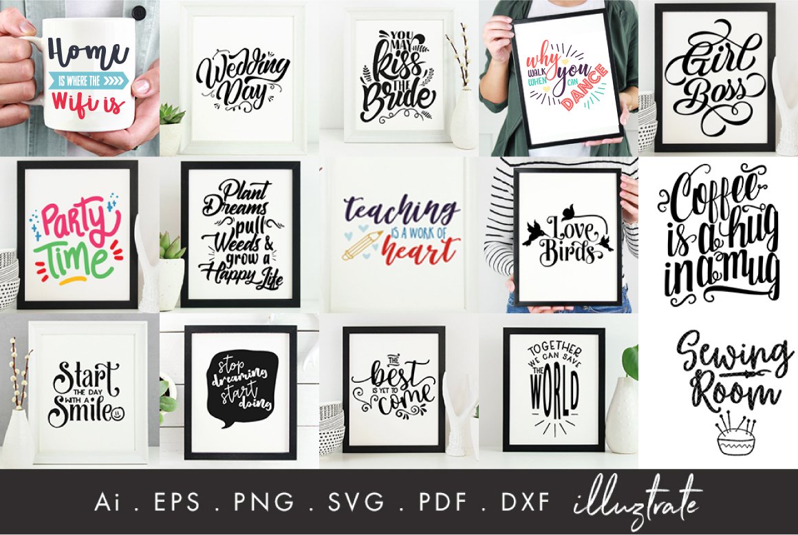 75 SVG Quotes, SVG cut file Bundle, SVG Quotes, SVG Bundle (115855 ...