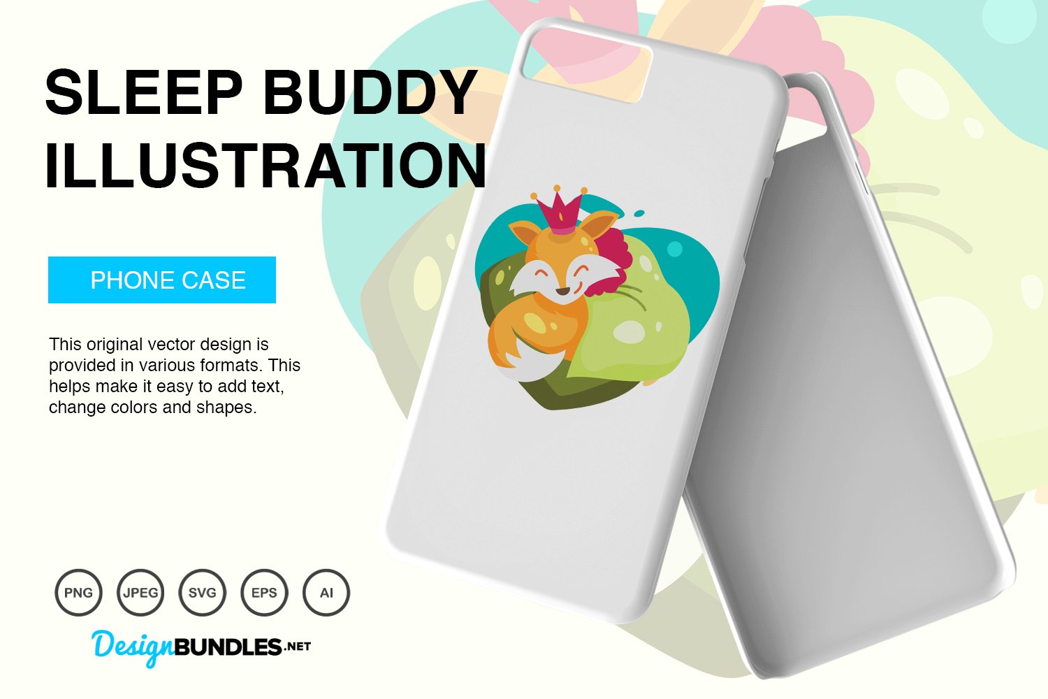 Sleep Buddy Vector Illustration