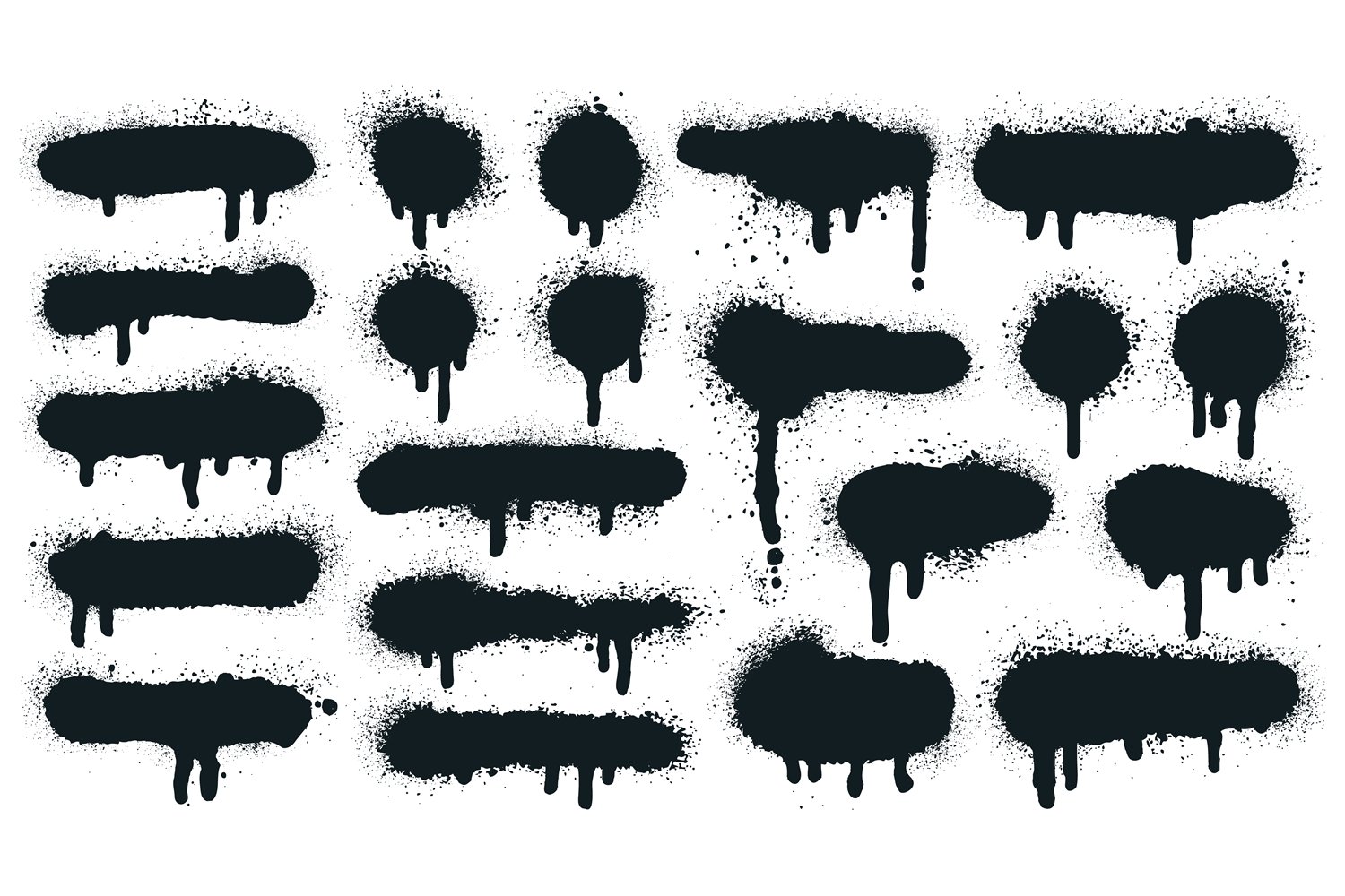 Dripping Spray Paint Font