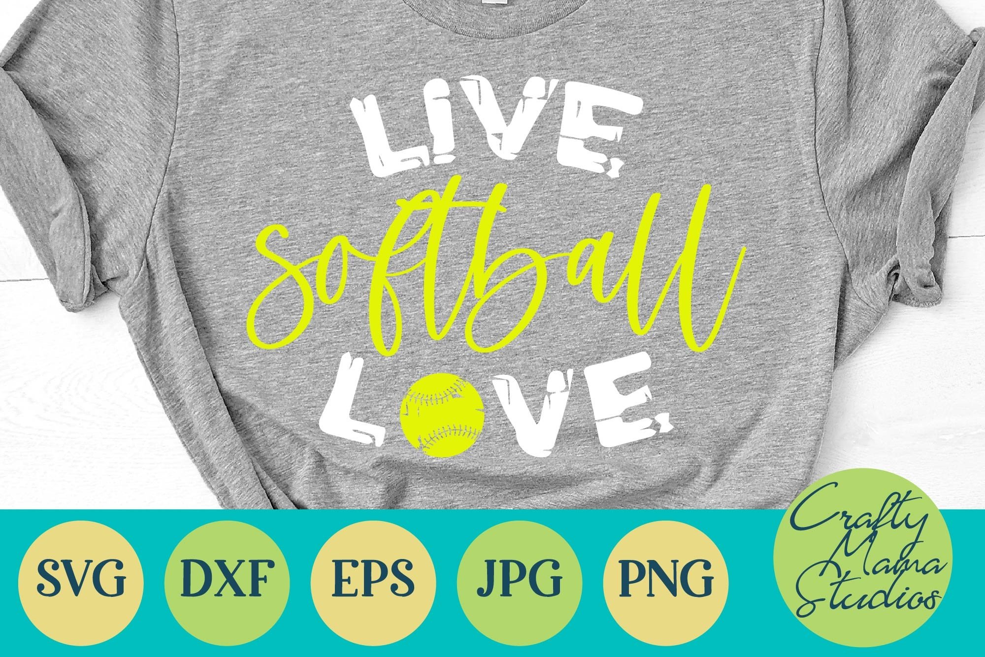 Softball SVG, Live Love Softball SVG, Softball Is Life SVG (682378 ...