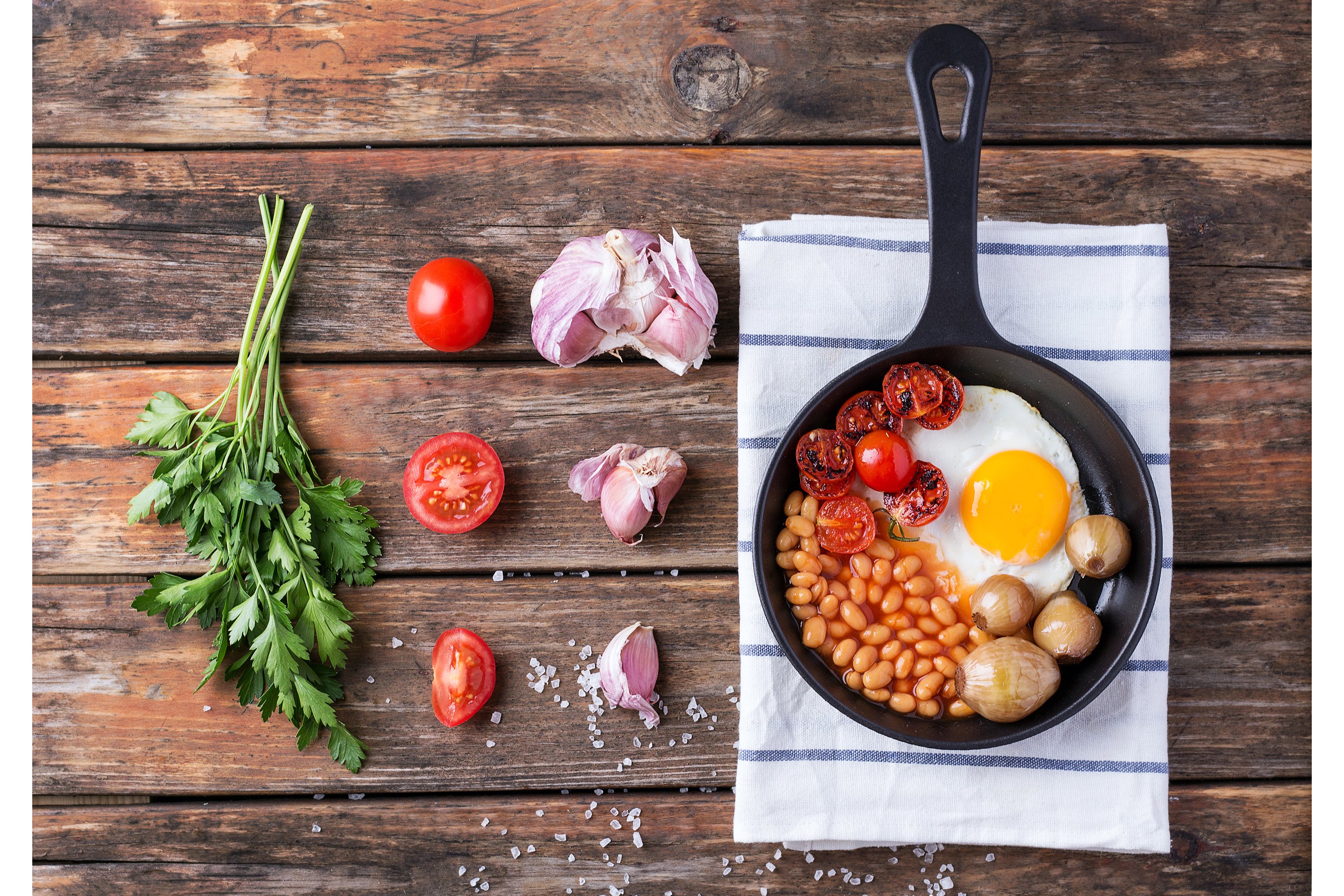 Traditional English Breakfas (633309) | Food and Drink | Design Bundles