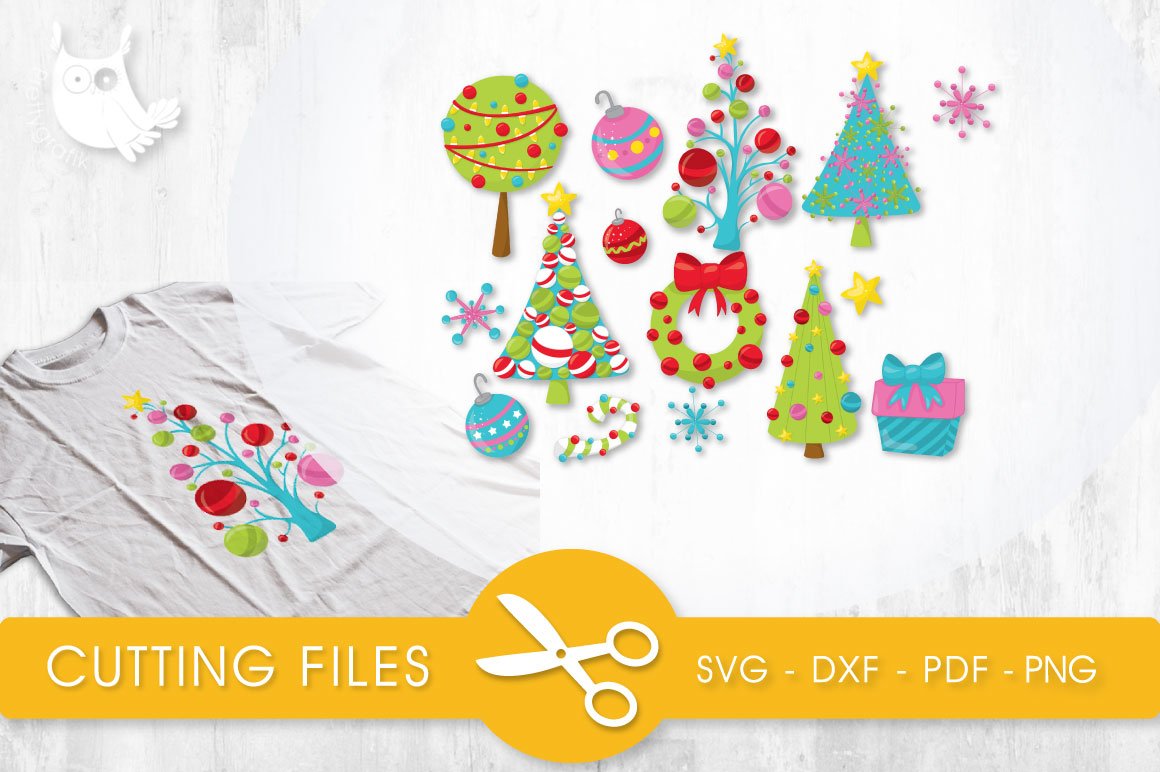 Christmas Decor cutting files svg, dxf, pdf, eps included - cut files ...