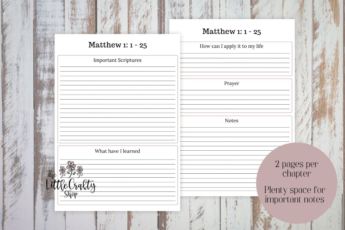 Book of Matthew Printable, Wall art, PDF Printables (515374) | Physical ...