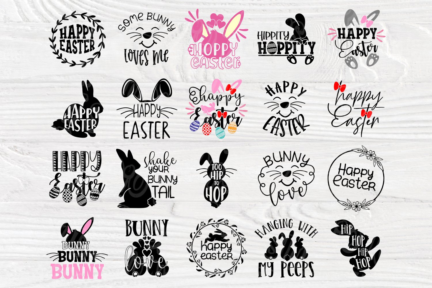 Happy Easter SVG | Easter Signs| Svg Bundle | Cut Files (514263) | Cut ...