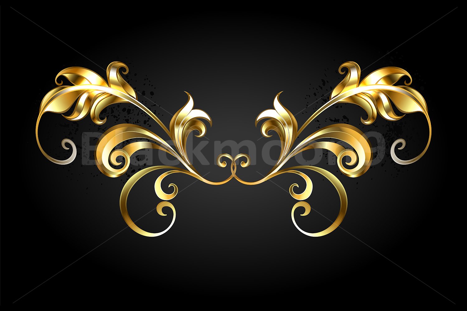 Golden Frame Scroll (140724) | Elements | Design Bundles