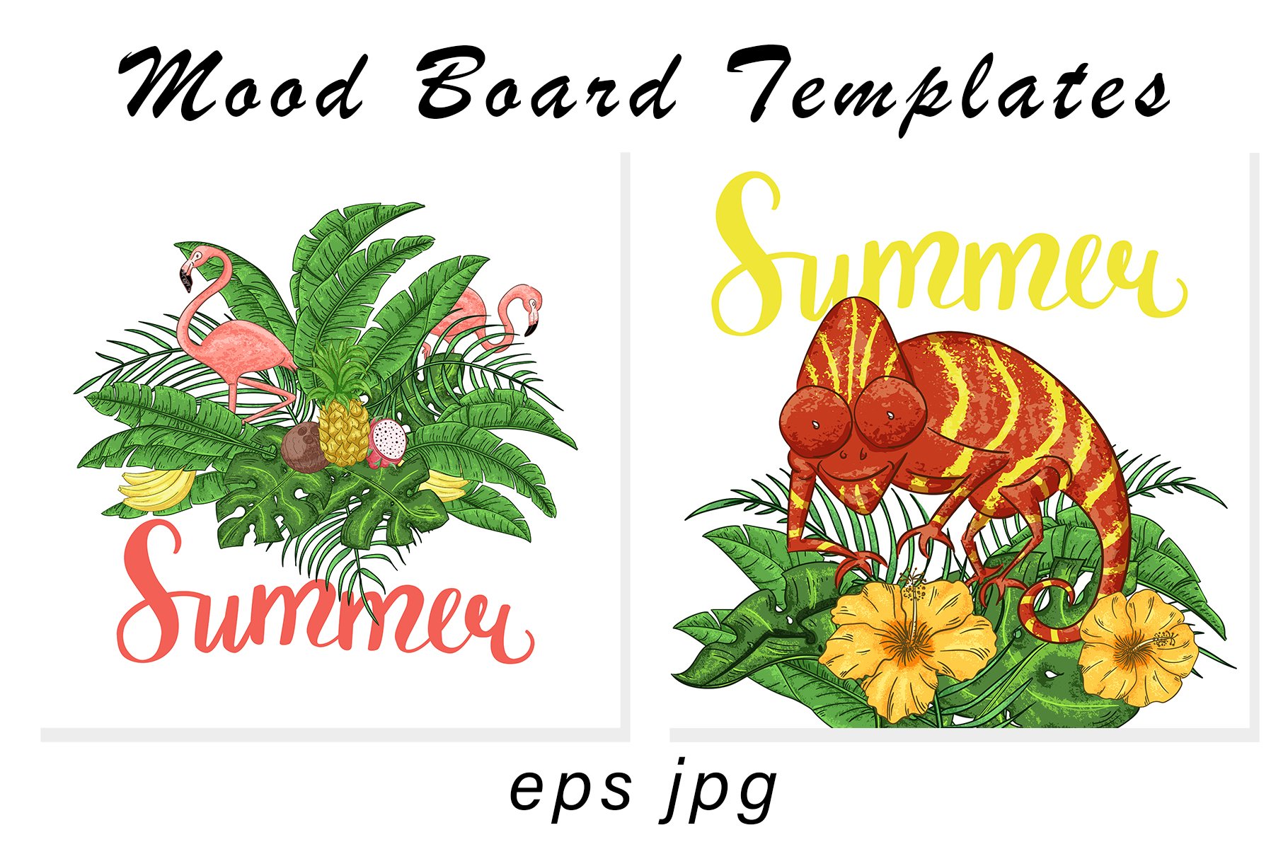 Summer Vector clipart and pattern