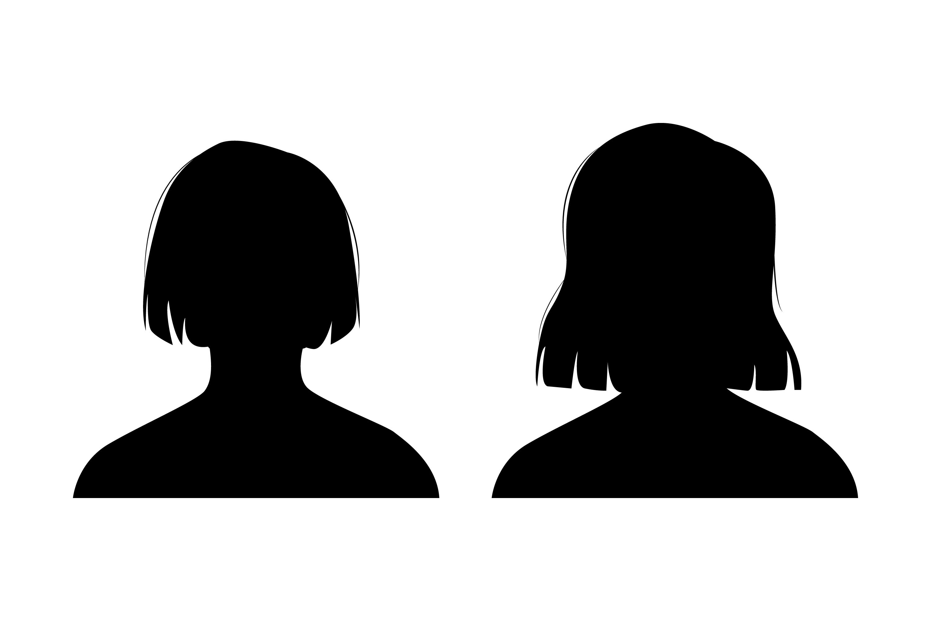 Head and Shoulder Silhouettes