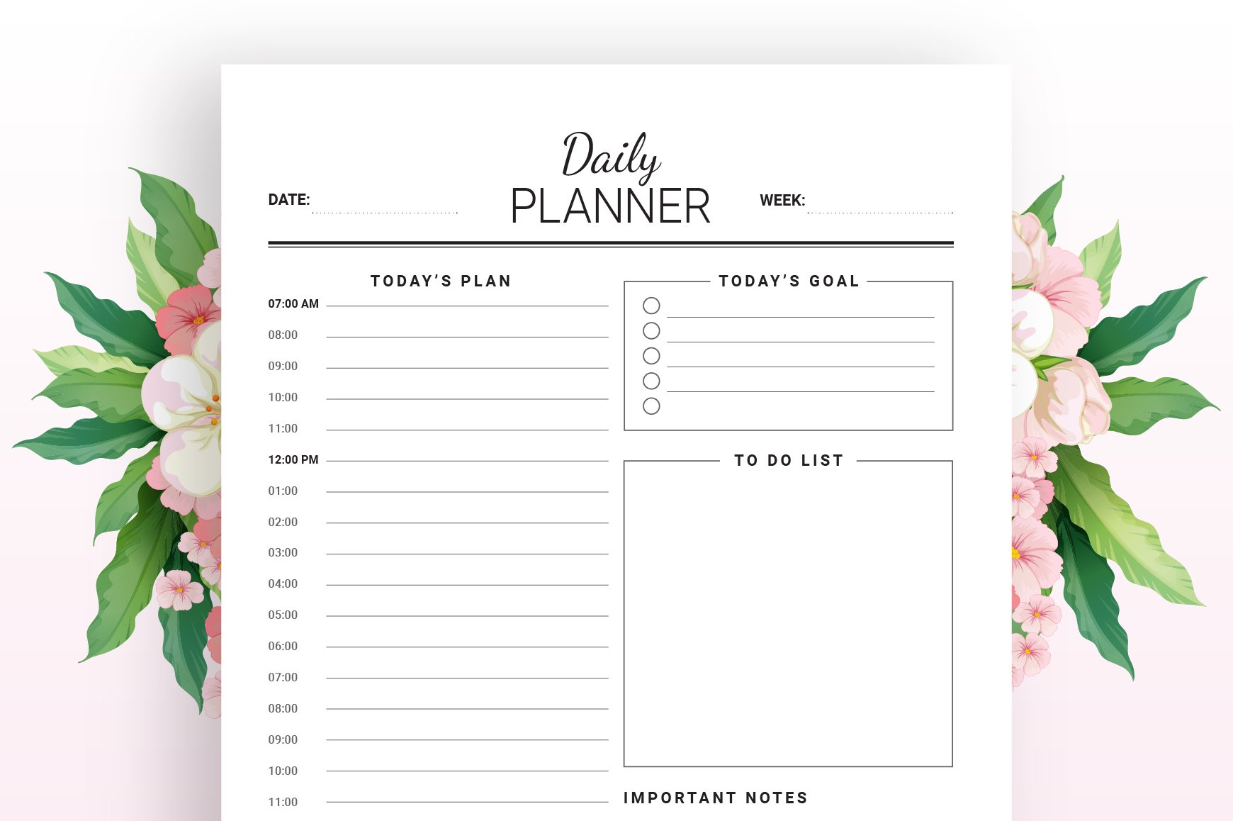 Daily Planner - KDP Interior (777078) | Digital | Design Bundles